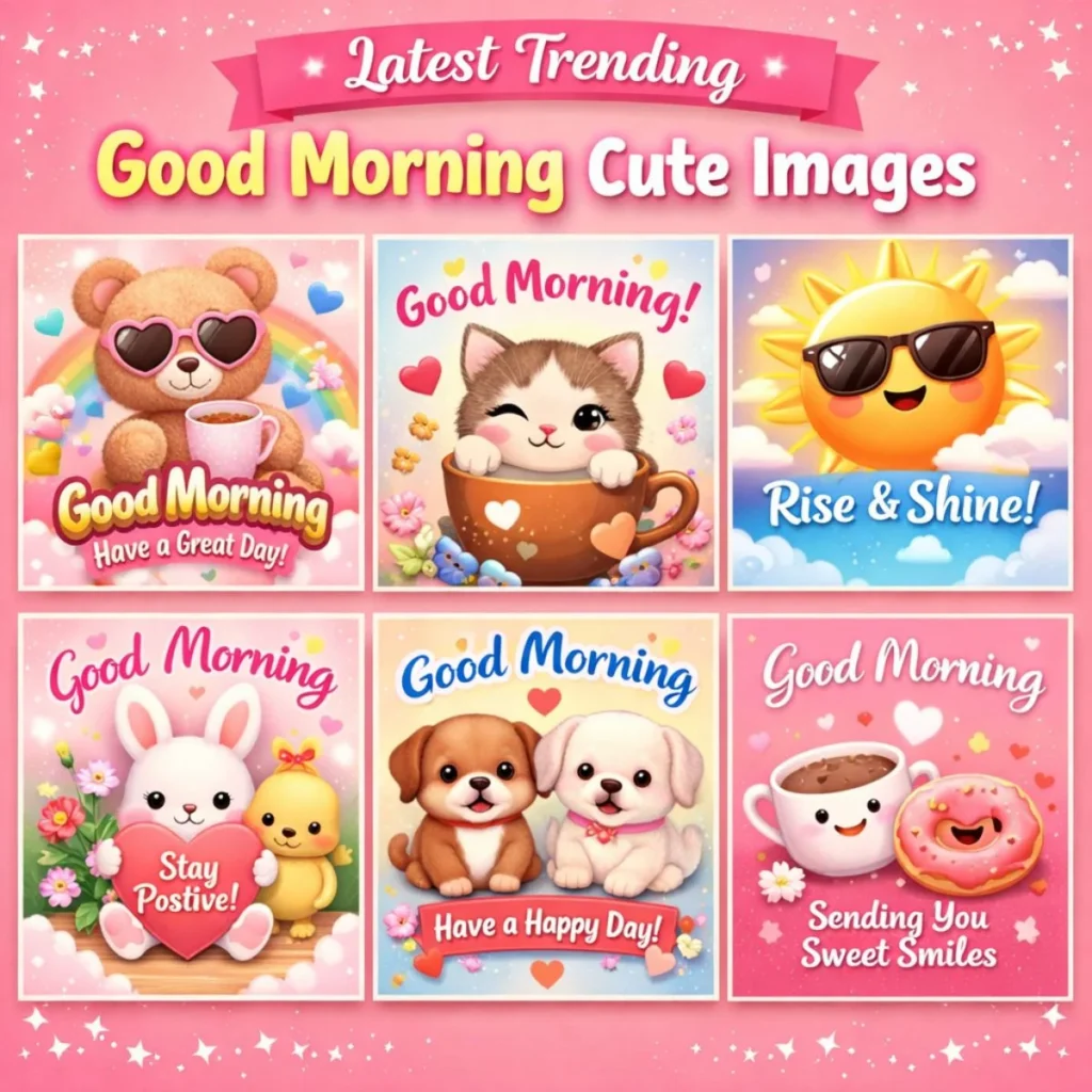 Good Morning Cute Images: Adorable Pics, GIFs & Sweet Wishes