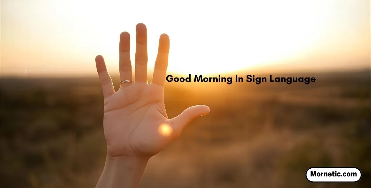 Good Morning in Sign Language 🌞 – Learn It with Confidence