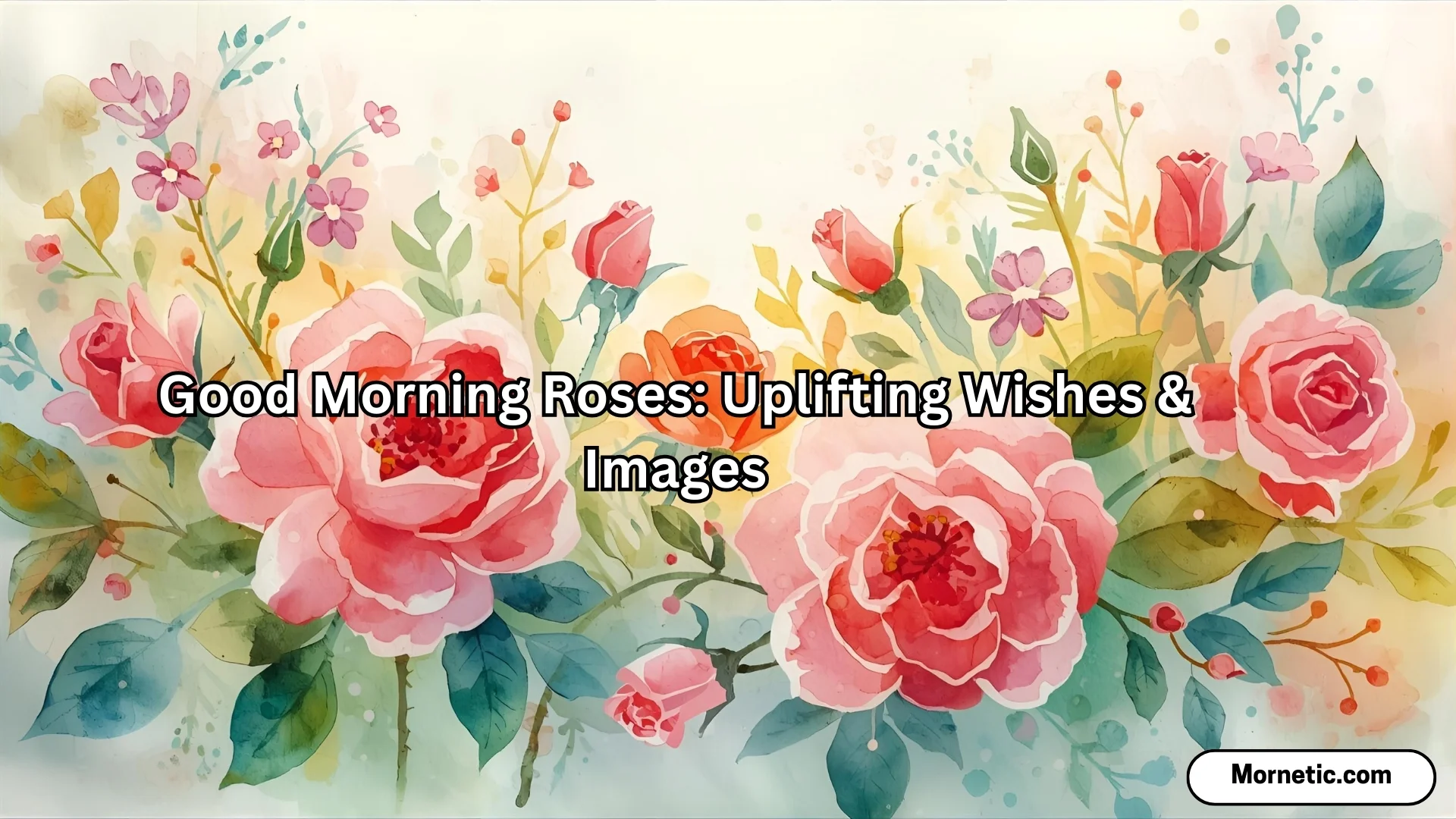 Good Morning Roses: Uplifting Wishes & Images