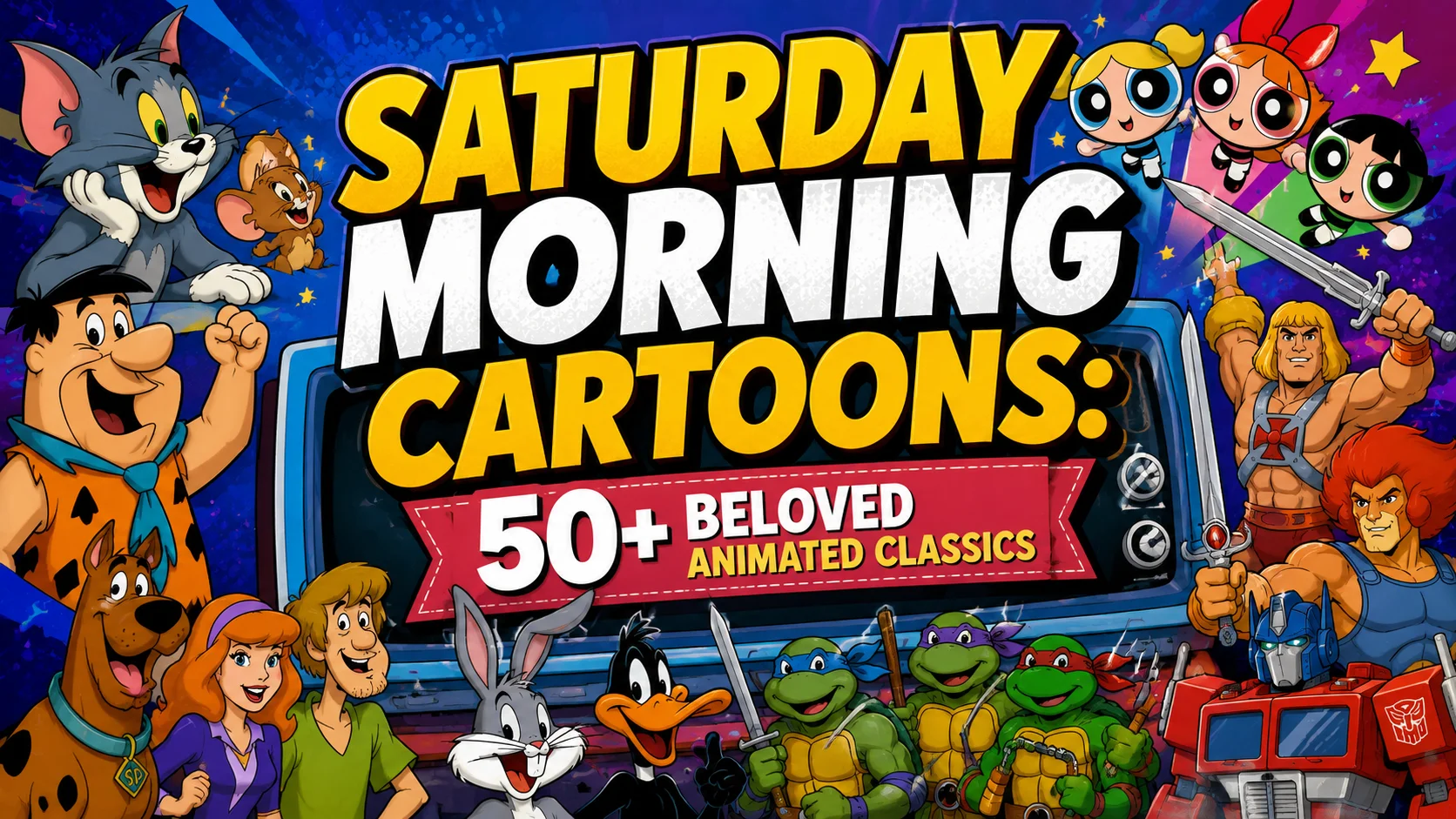 Saturday Morning Cartoons: 50+ Beloved Animated Classics